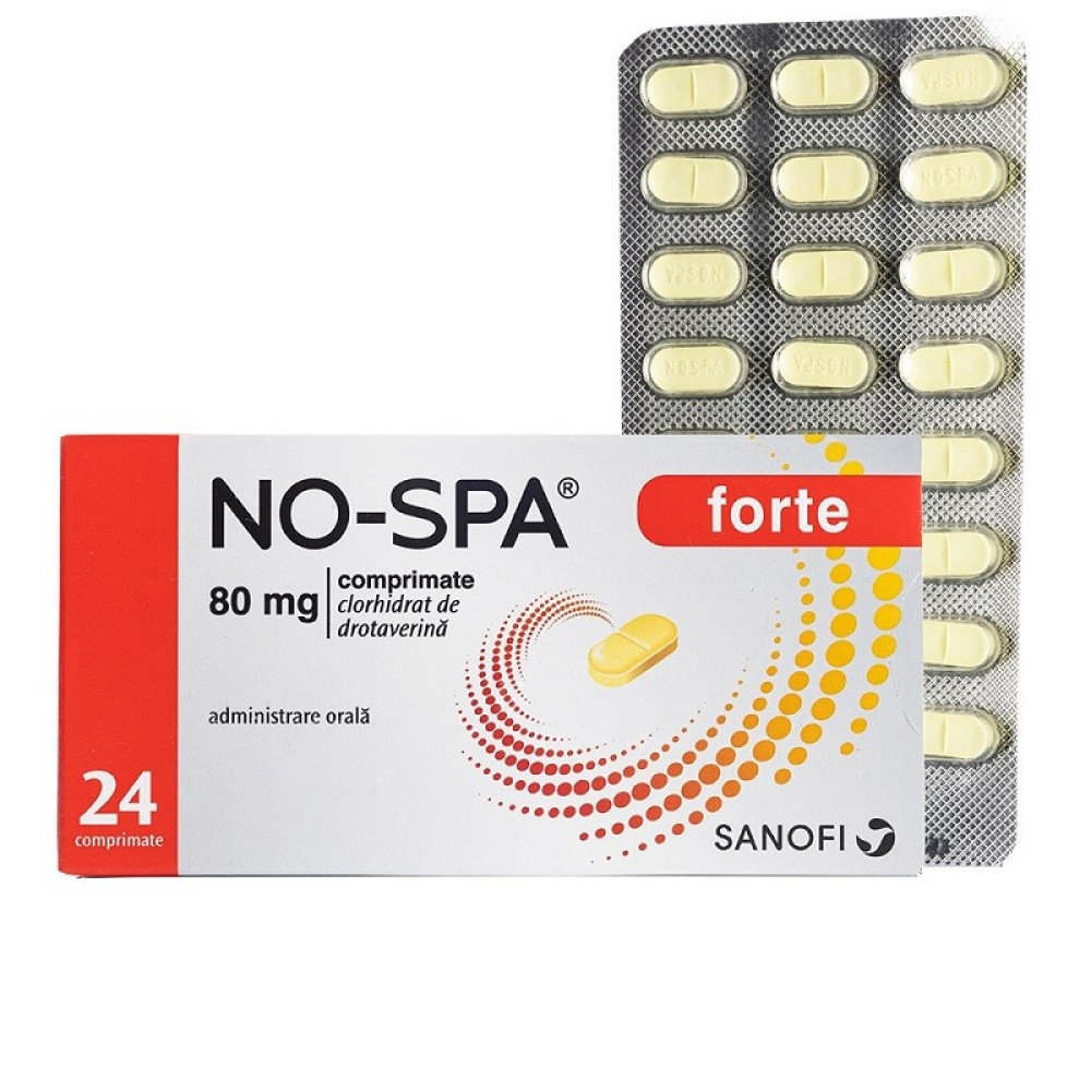 NO-SPA FORTE 80MG X 24CP - Anafarm Medical